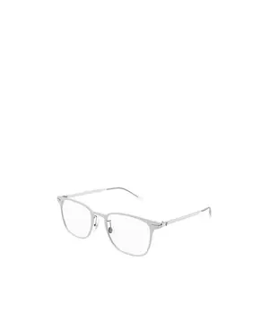 Montblanc Eyeglasses Square Frame Glasses - White