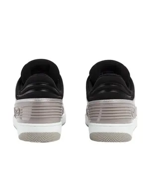 Gucci Basket Metallic Leather Sneakers