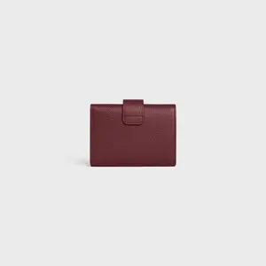 Celine Fine Strap Wallet Nino In Supple Grained Calfskin