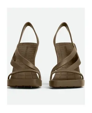 Bottega Veneta Jimbo Slingback Heeled Sandals
