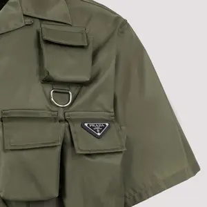 Prada Short-sleeved Re-nylon Shirt - Green