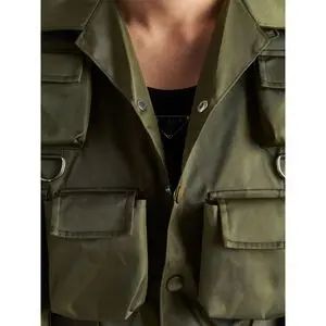 Prada Short-sleeved Re-nylon Shirt - Green