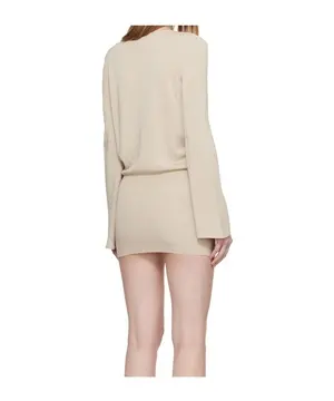 AYA MUSE V-neck Flared Dress