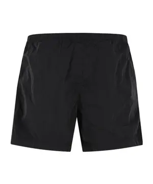 C.P. COMPANY Logo Patch Swim Shorts - Black