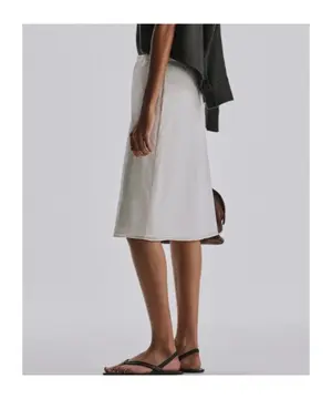 THE ROW Ivera Chiffon Pencil Skirt - White