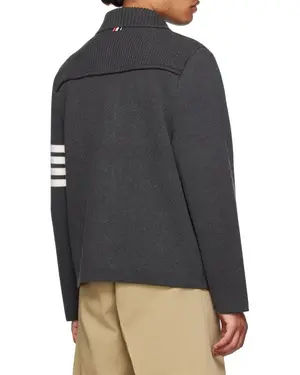 Thom Browne 4-bar Collared Jacket