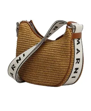 Marni Bey Small Raffia Bag