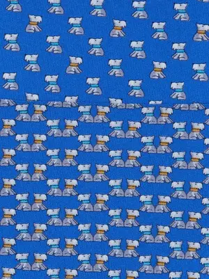 FERRAGAMO Terrier Printed Neck Tie