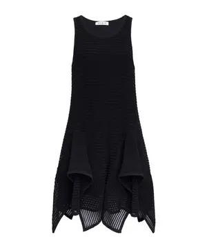 Alaïa Knit Ruffle Dress