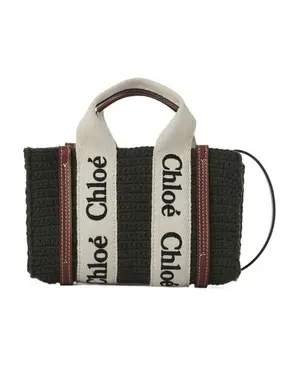 Chloé Woody Mini Shoulder Bag - Black