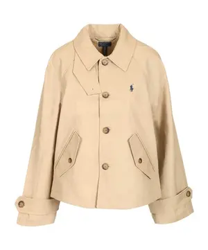 Polo Ralph Lauren Buttoned Short Jacket - Beige