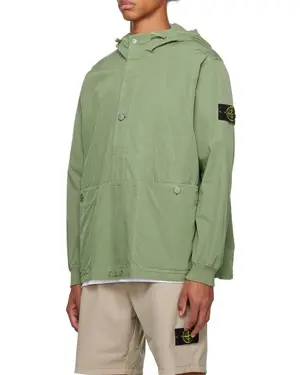 Stone Island Compass Patch Hooded Jacket