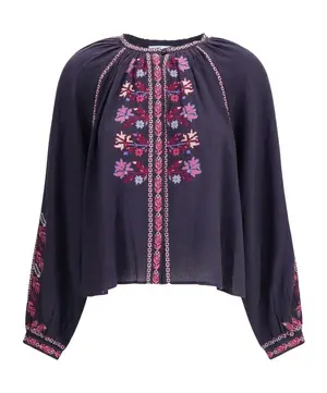 Isabel Marant Étoile Embroidered Long Sleeve Shirt