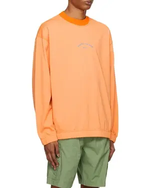 Stone Island Logo-print Long-sleeve Sweatshirt