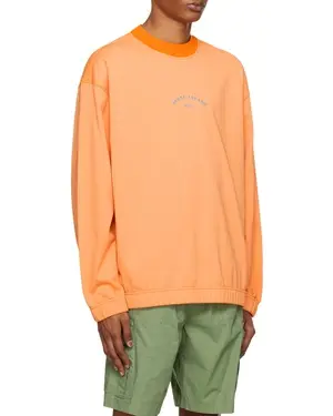 Stone Island Logo-print Long-sleeve Sweatshirt