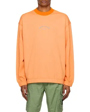 Stone Island Logo-print Long-sleeve Sweatshirt