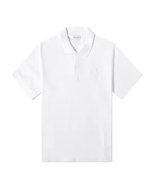 Alexander McQueen Skull-patch Polo Shirt