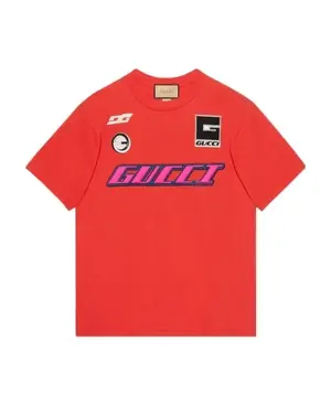 Gucci Logo-appliqué Cotton T-shirt