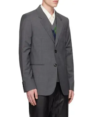 Ami Single-breasted Blazer - Gray