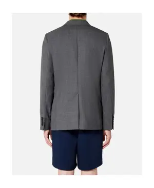 Ami Single-breasted Blazer - Gray