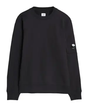 C.P. COMPANY Long Sleeved Crewneck Sweatshirt With Lens Detail