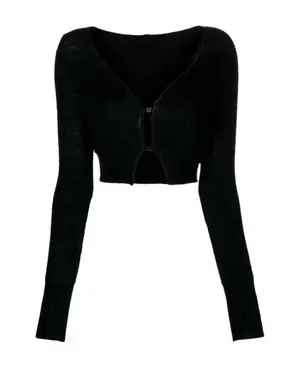 Jacquemus Le Alzou Cropped Cardigan