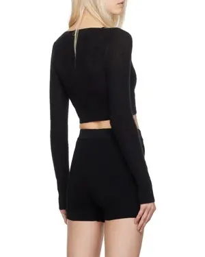Jacquemus Le Alzou Cropped Cardigan