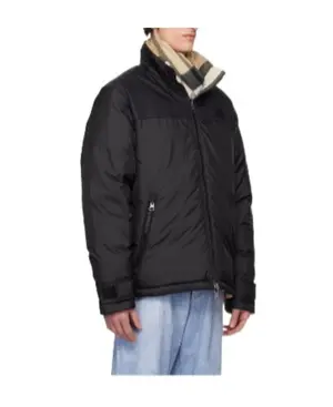 Burberry Checked Hooded Down Puffer Jacket