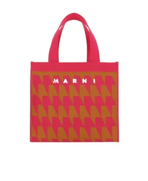 Marni Geometric Pattern Tote Bag