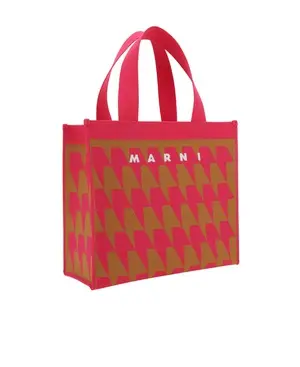 Marni Geometric Pattern Tote Bag