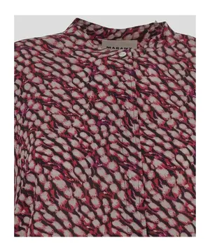 Isabel Marant Étoile Catchell Abstract Print Long-sleeved Shirt - Multicolor