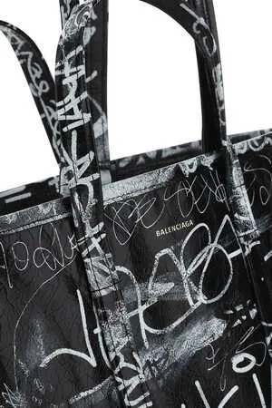 Balenciaga Graffiti Logo Tote Bag