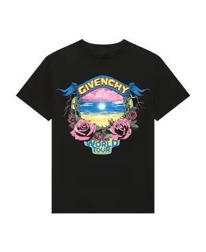 Givenchy World Tour Oversized T-shirt In Cotton