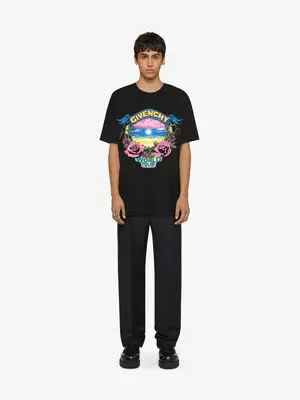 Givenchy World Tour Oversized T-shirt In Cotton