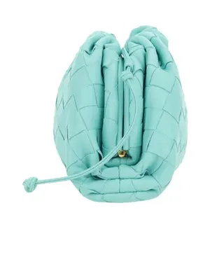 Bottega Veneta Woven Drawstring Clutch Bag