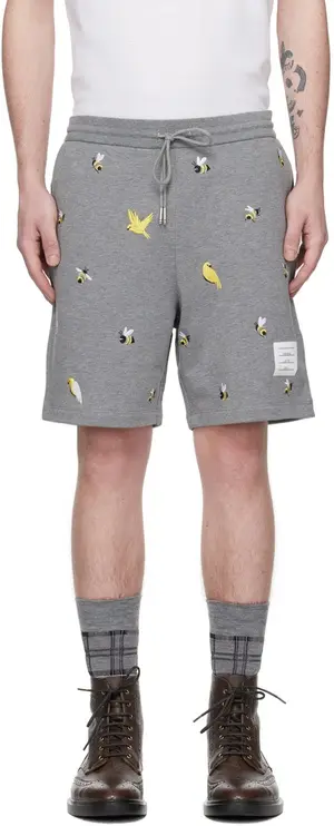 Thom Browne Buckled Shorts For Men