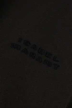 Isabel Marant Étoile Solena Embroidered Logo Drawstring Hoodie