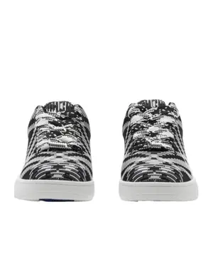 Burberry Checked Lace-up Sneakers - Black