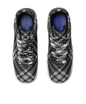 Burberry Checked Lace-up Sneakers - Black