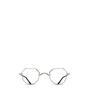 Matsuda Octagonal Metal Eyeglasses - Gray