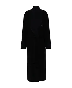 VIVIENNE WESTWOOD Long-sleeved Embroidered Coat - Black