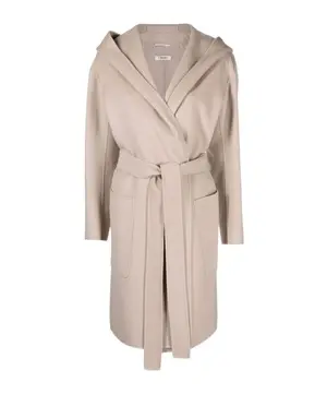 Max Mara Hooded Wool Coat