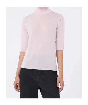 Max Mara Turtleneck Sweater With Raglan Sleeves