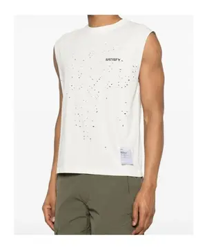 Satisfy Mothtech Distressed Muscle T-shirt