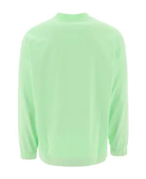 Stone Island Logo Print Crewneck Sweatshirt