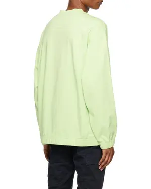 Stone Island Logo Print Crewneck Sweatshirt