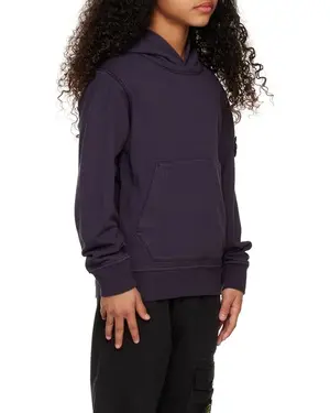 Stone Island Compass Patch Cotton Hoodie