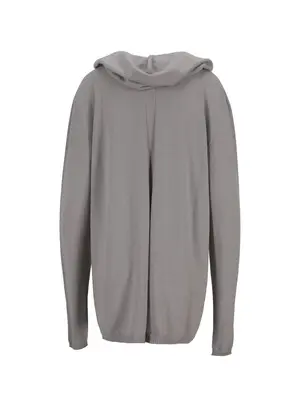 Rick Owens Oversized Hoodie With Signature Knit