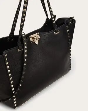 Valentino Garavani Rockstud Medium Top Handle Bag