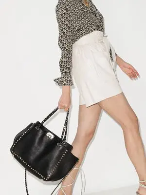 Valentino Garavani Rockstud Medium Top Handle Bag